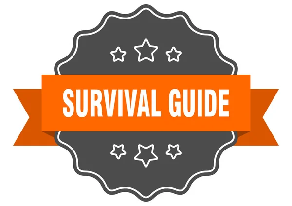 Survival Guide Stamp Survival Guide Sign Label Transparent Background ...