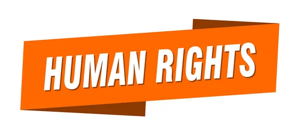 Human Rights Sticker Human Rights Rectangular Label Isolated White ...