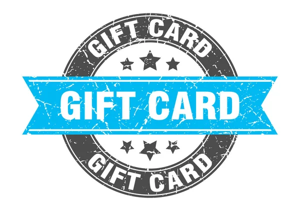 Gift Card Sticker Gift Card Rectangular Label Isolated White Background ...