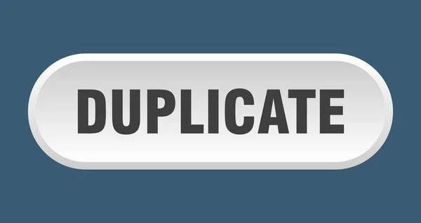 Duplicate Sticker Duplicate Rectangular Label Isolated White Background ...