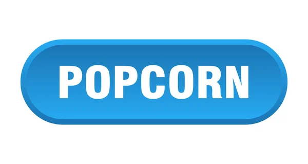 Popcorn Sticker Popcorn Rectangular Label Isolated White Background ...