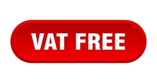 Vat Free Sticker Vat Free Rectangular Label Isolated White Background ...