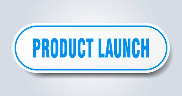 Product Launch Sticker Product Launch Rectangular Label Isolated White ...