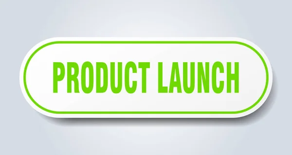 Product Launch Sticker Product Launch Rectangular Label Isolated White ...