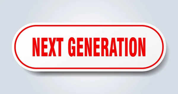 Pegatina Próxima Generación Etiqueta Rectangular Próxima Generación ...