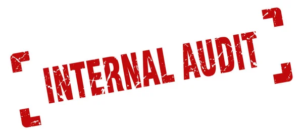 Internal Audit Sticker Square Isolated Peeler Sign Label Stock Vector ...