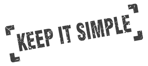 Keep it simple Vector Art Stock Images | Depositphotos