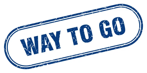 Way Sticker Way Rectangular Label Isolated White Background Stock ...