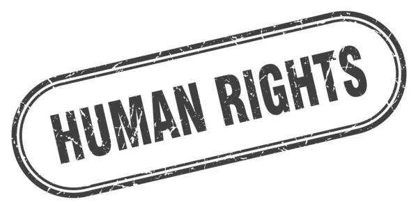 Human Rights Sticker Human Rights Rectangular Label Isolated White ...