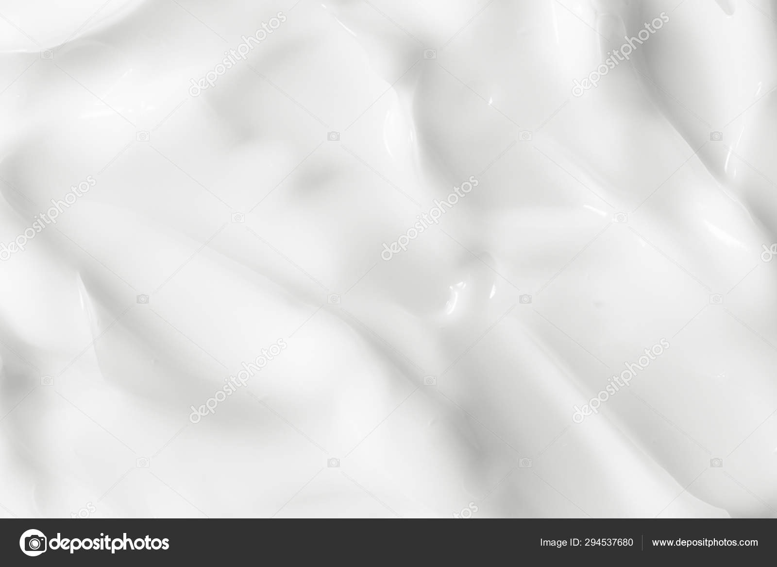 Cream Texture White Cosmetic Lotion Background Beauty Balm Smudge Smear ...