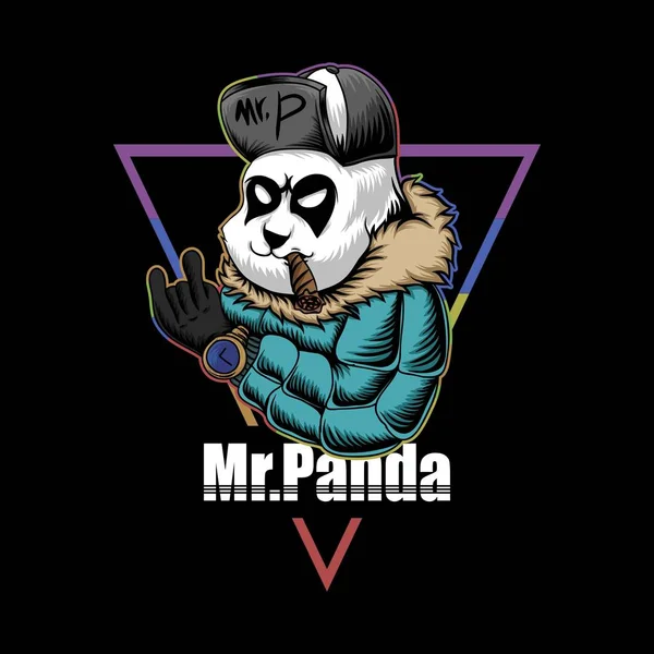 Hip hop panda Vector Art Stock Images | Depositphotos