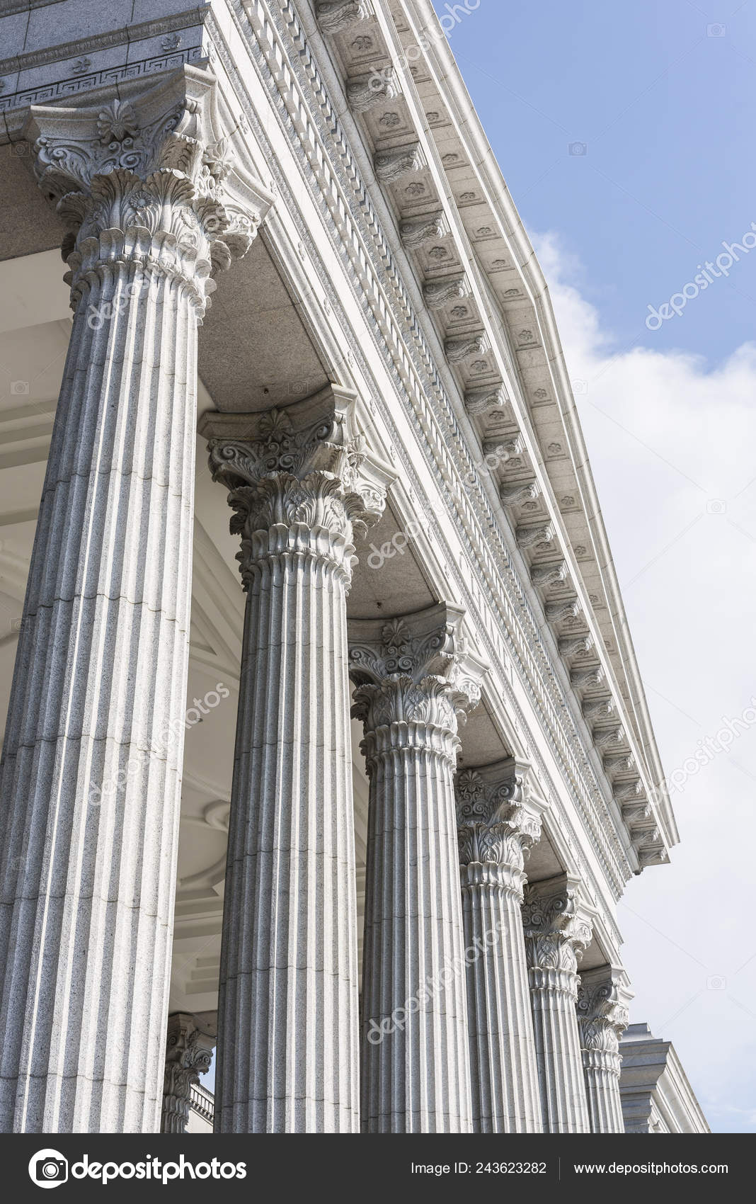 Roman Style Stone Pillars Close — Stock Photo © jack520429@gmail.com ...