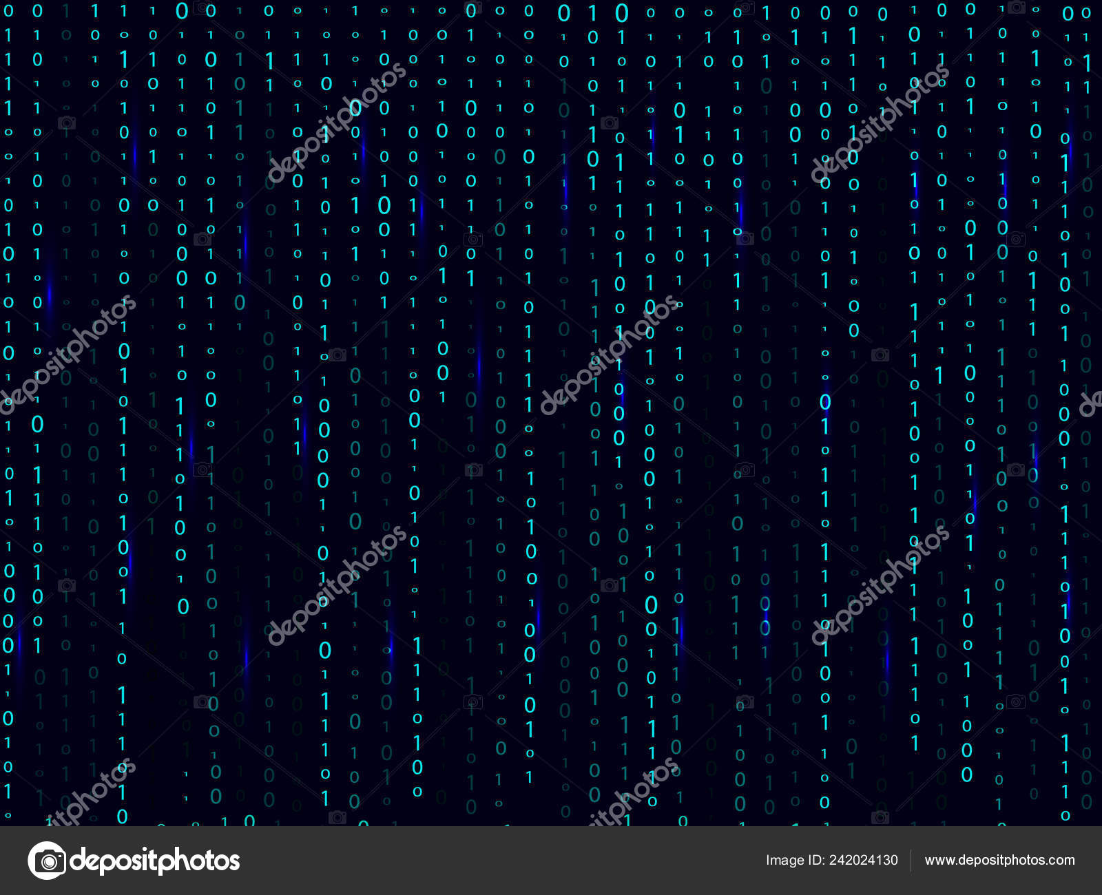 Matrix background. Vector illustration for card or poster Stock Vector ...