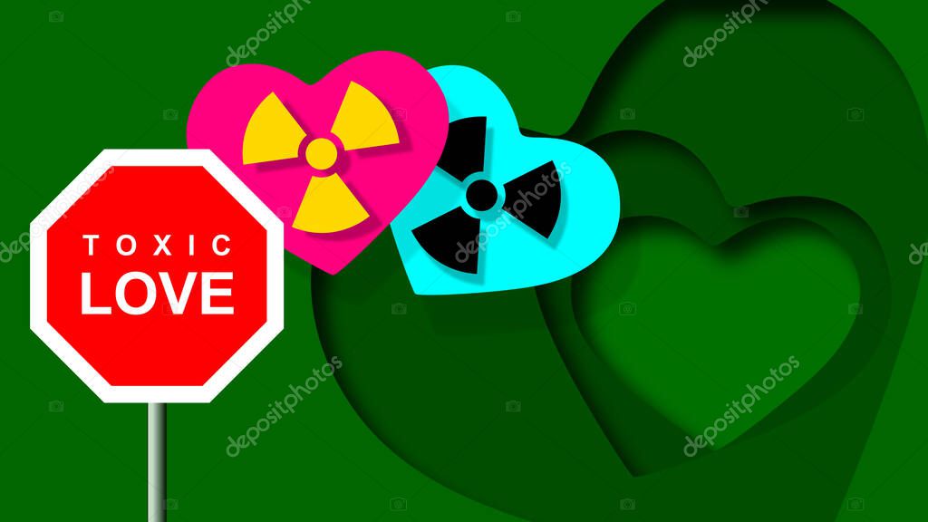 Detente, socio dañino. Error de relación. Concepto de amor tóxico ...