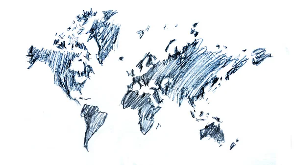 World map sketch Stock Photos, Royalty Free World map sketch Images ...