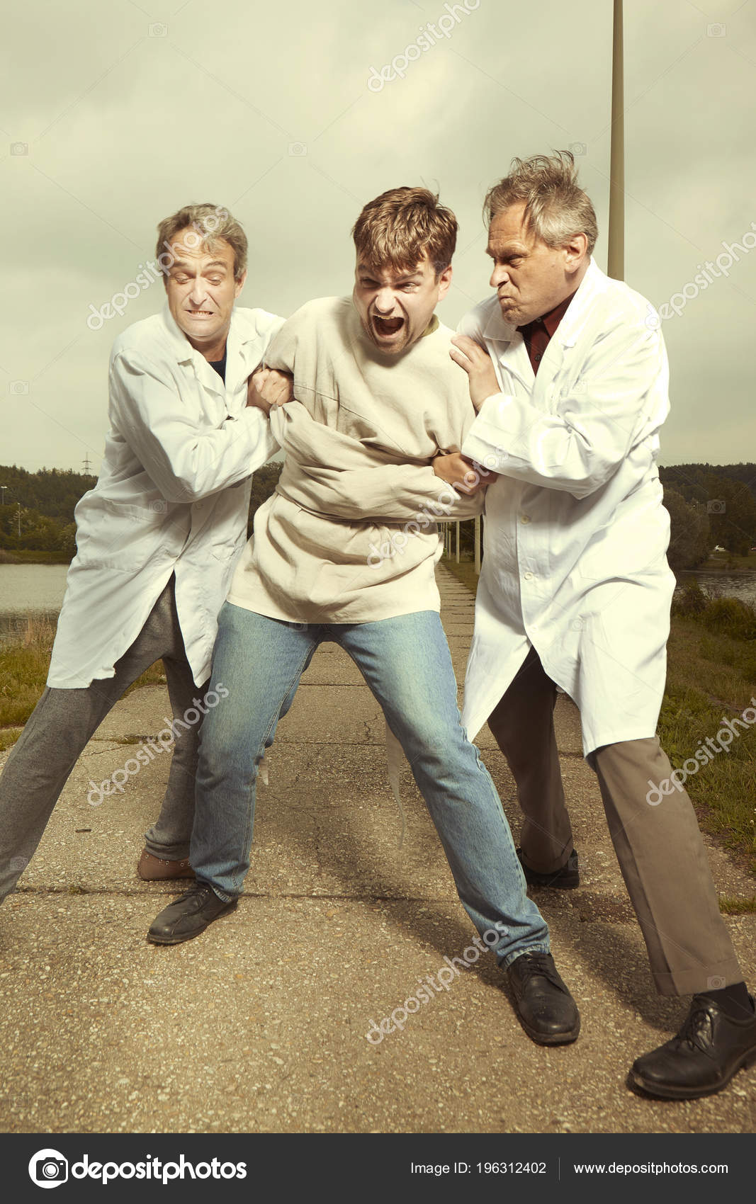 Crazy Man Straight Jacket