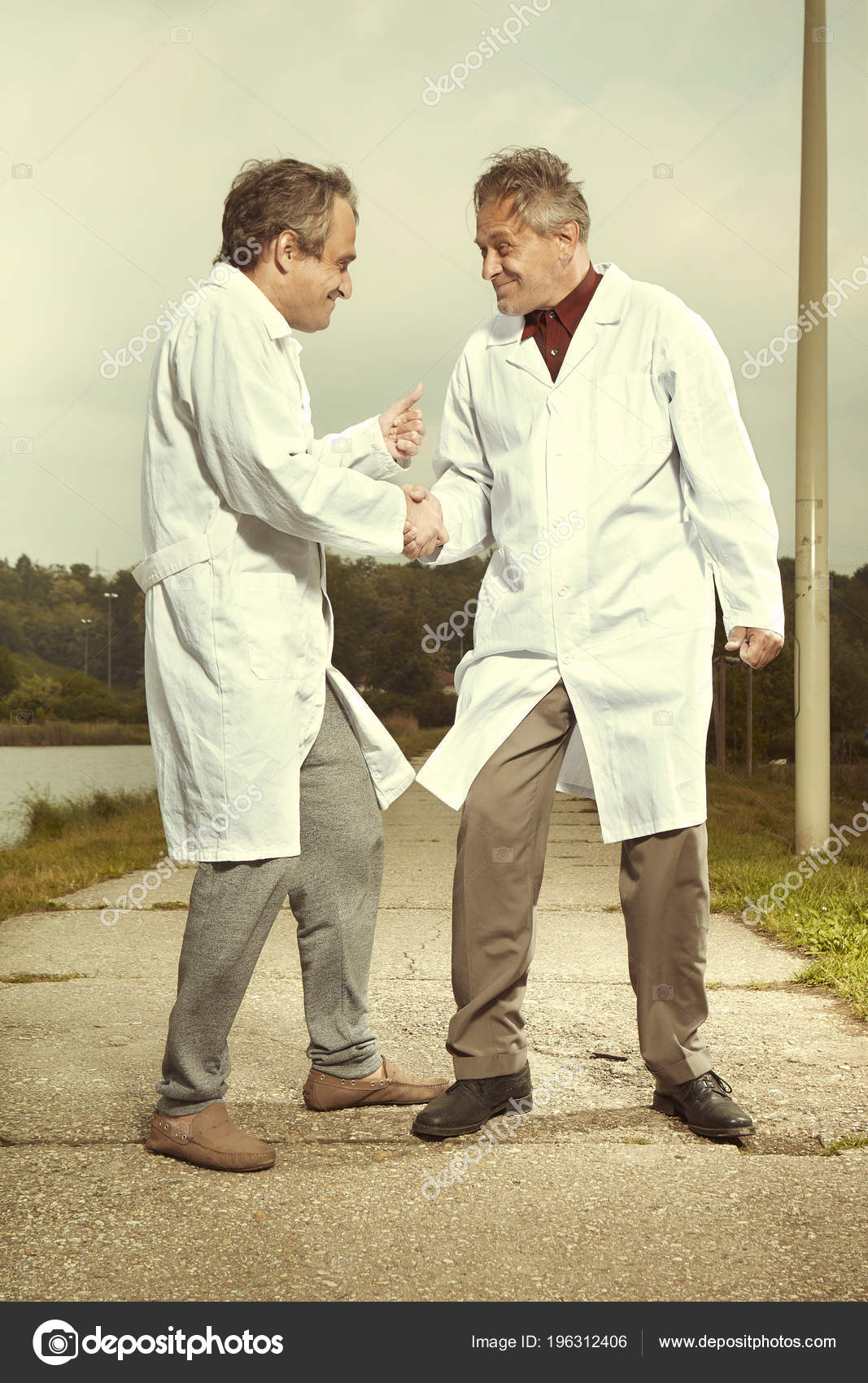 Two Older Retro Paramedic Freak Hunters Medical Coats Celebrating ...