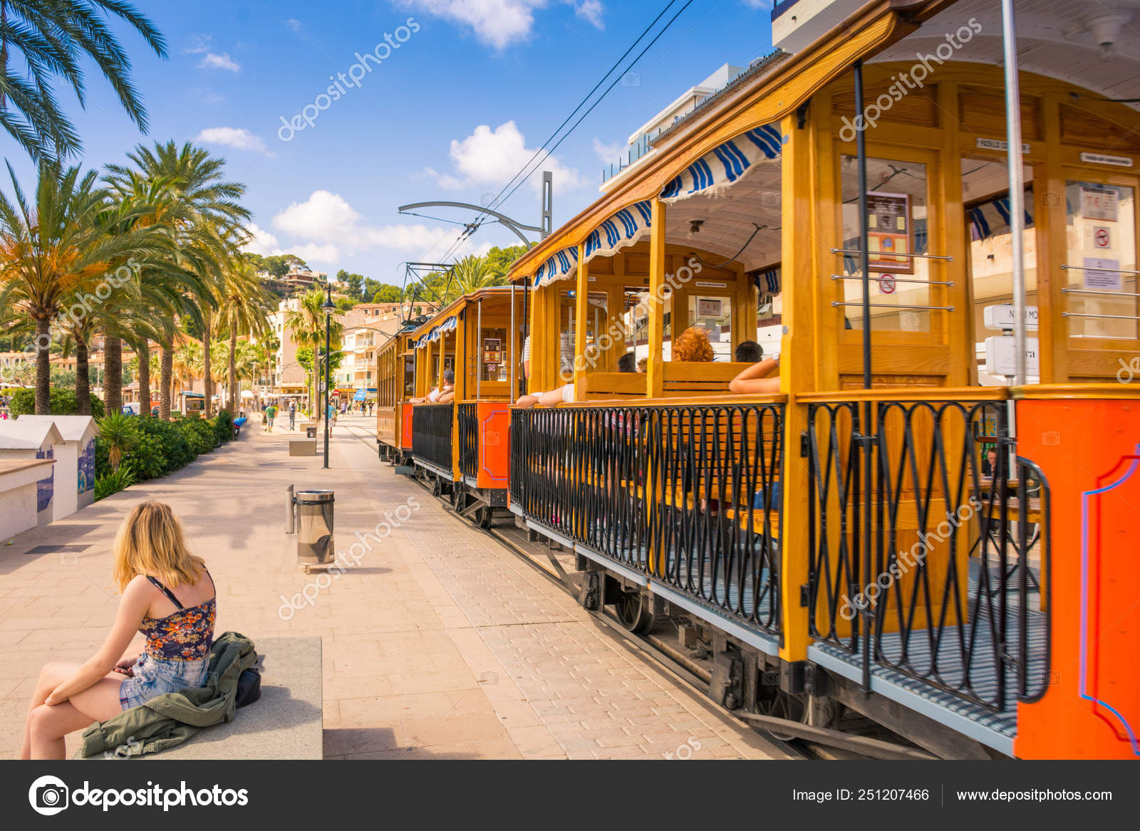 Old Train Port Soller Mallorca Spain Stock Photo by ©tb-photography ...