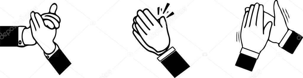 ᐈ Hands clapping stock pictures, Royalty Free clapping hands animated | download on Depositphotos®