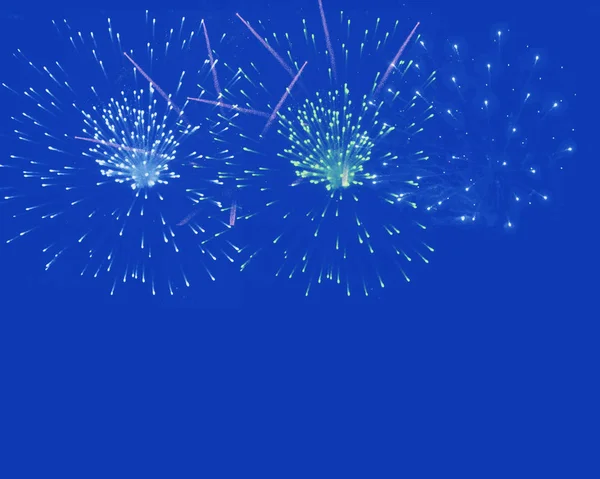 Blue background fireworks Stock Photos, Royalty Free Blue background ...