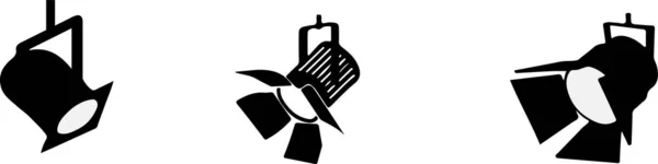 Ícone holofote Imagens de Stock de Arte Vetorial | Depositphotos