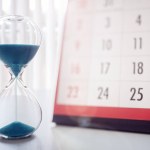 Hour Glass Calendar Concept Time Slipping Away Important Appointment ...