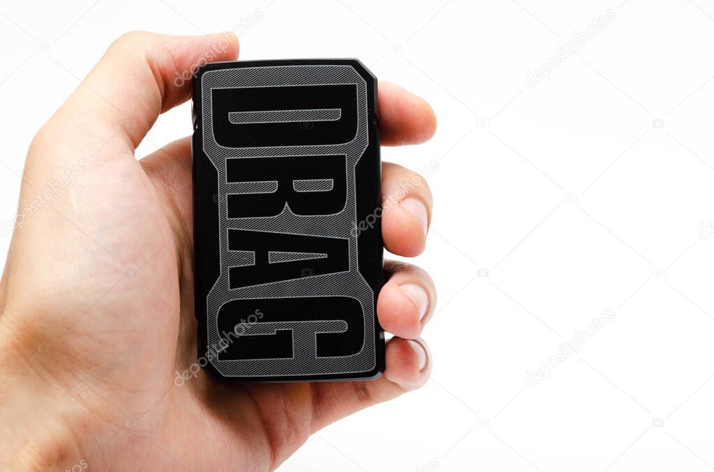 Box mod Drag 2 edición de actualización con tanque Pnp sobre un fondo ...