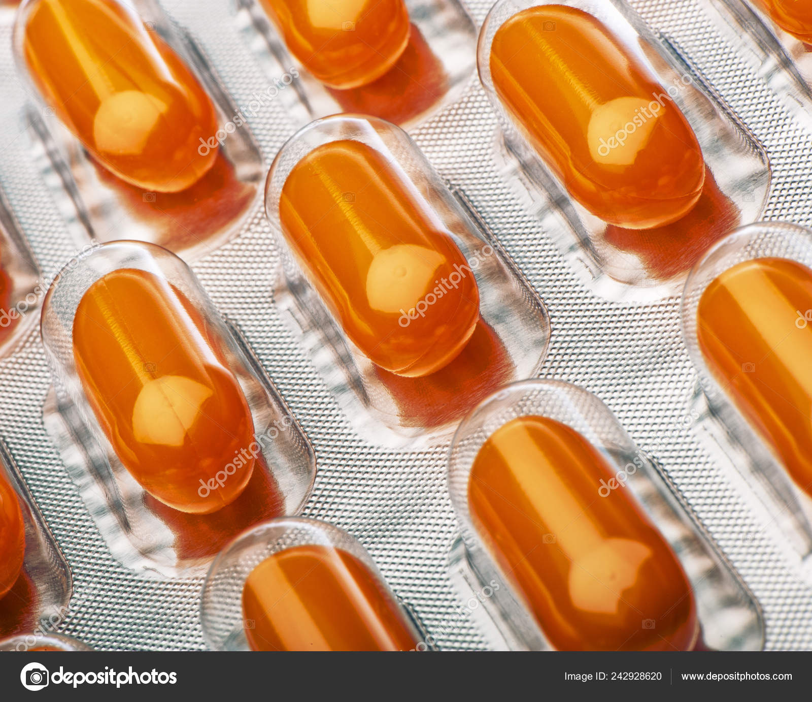 Medical Capsules Light Background Stock Photo by ©Asollo 242928620