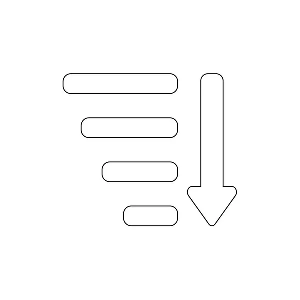 Sort Icon Trendy Sort Logo Concept White Background User Interface ...