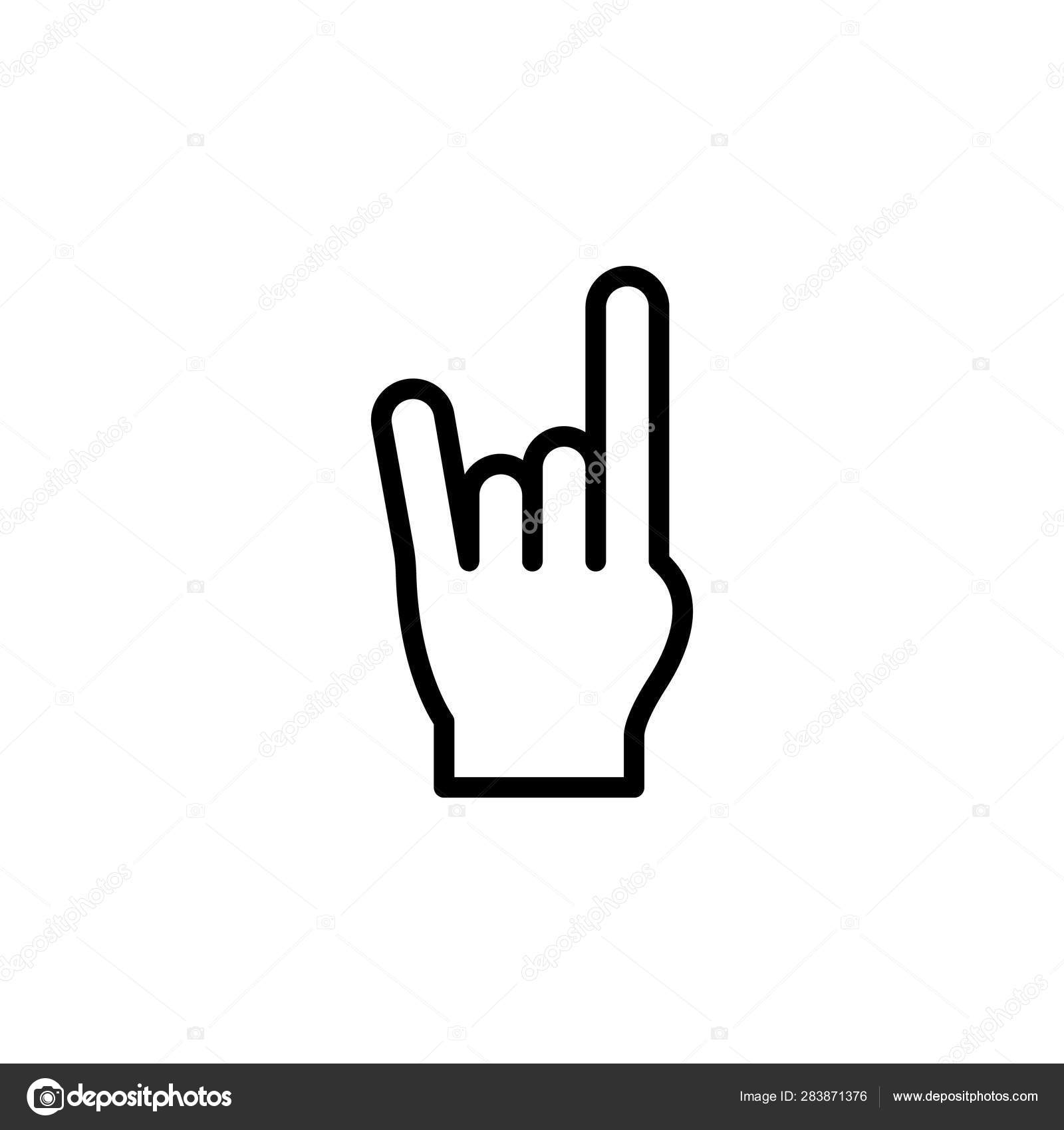 Rock On Hand Gesture