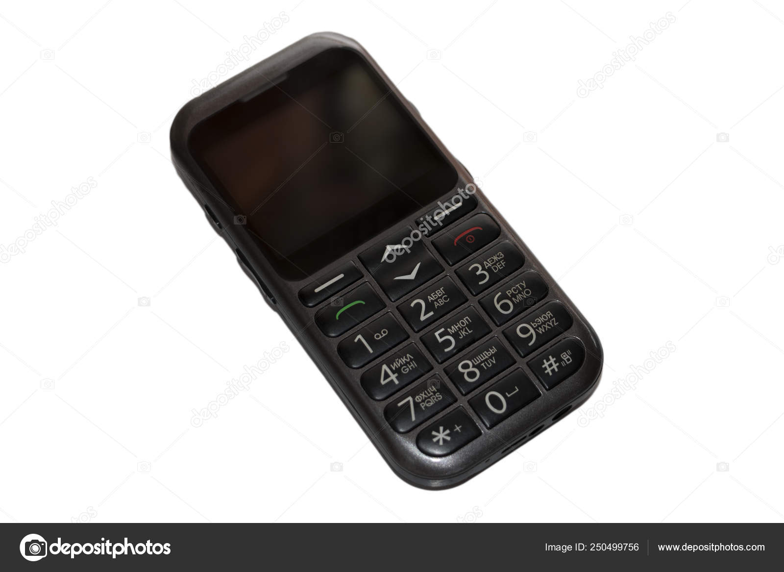 Old Push Button Mobile Phone Stock Photo by ©Alex_NB 250499756