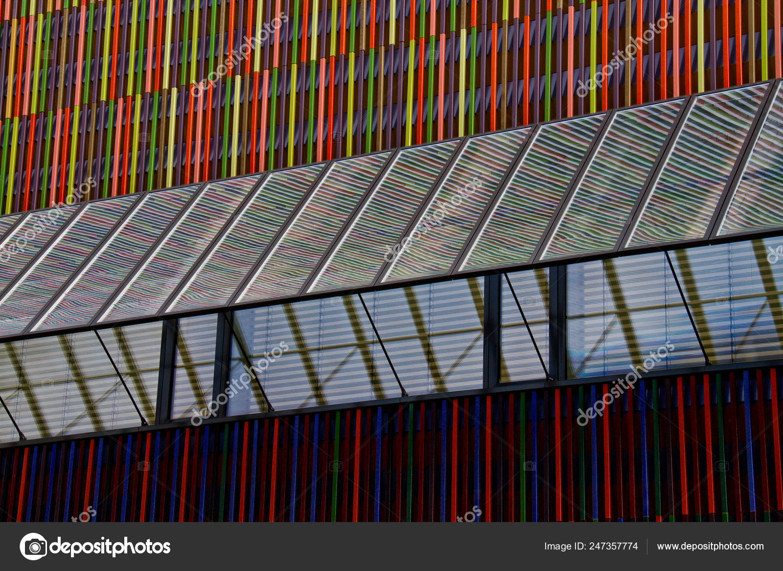 Modern Museum Building Munich Germany Symmetry Minimalism — Stock Photo ...