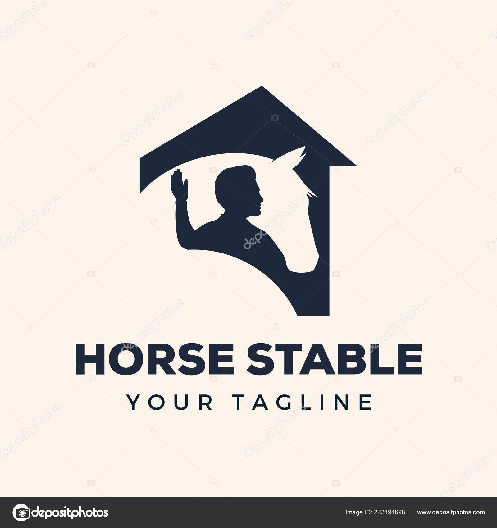 Horse Stable Logo Design Inspiration Stock Vector Image by ©bayuj69 ...