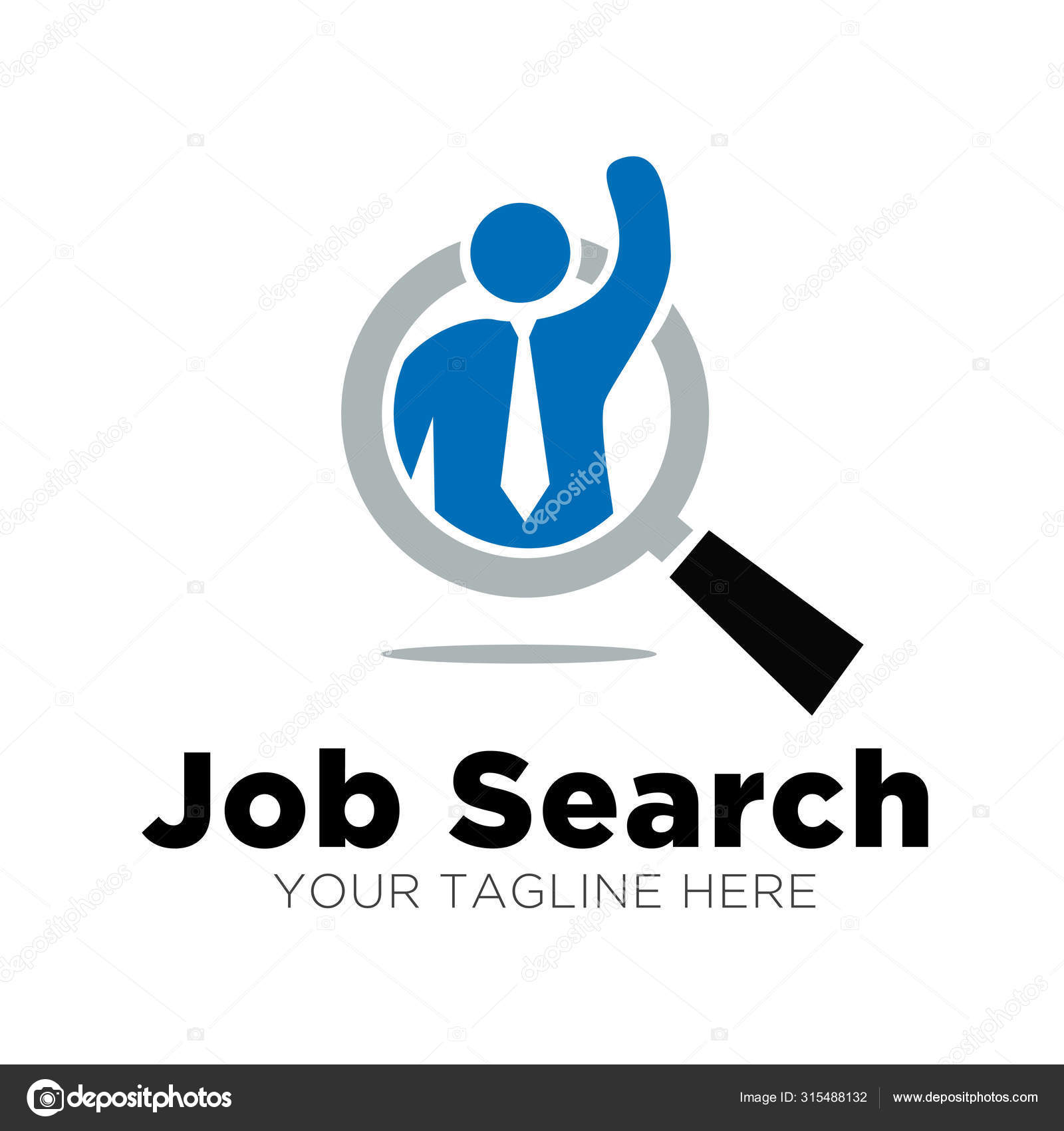 Job search business logo designs Stock Vector Image by ©onenine19 ...