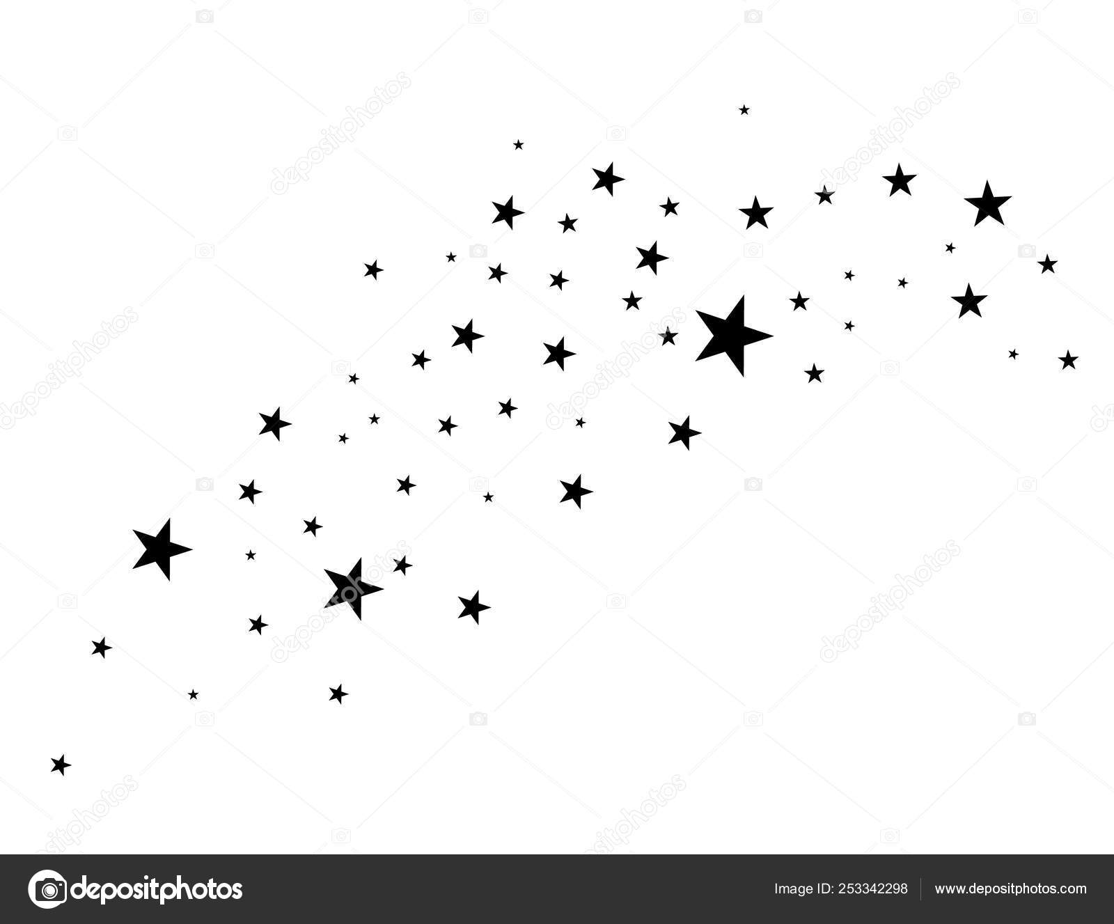Stars on a white background. Stock Vector by ©Mandarin007 253342298