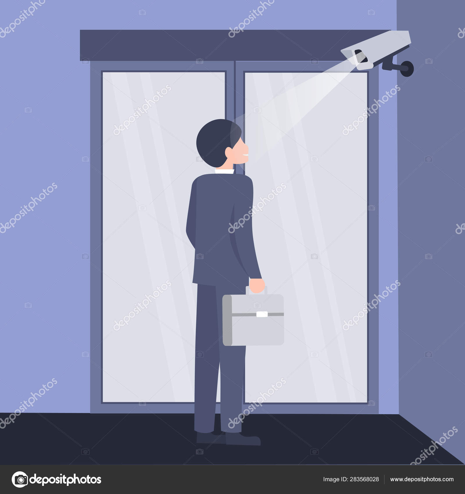 Face identification camera man Stock Vector Image by ©Natty_Blissful ...