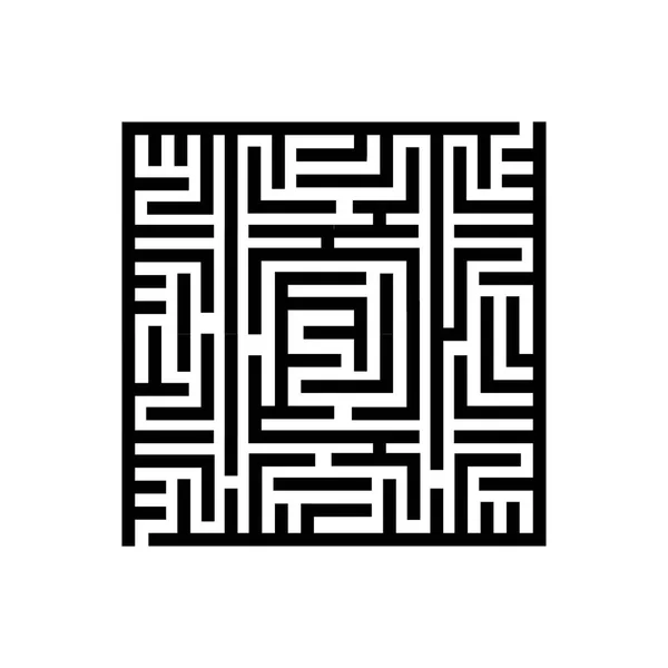 Laberinto simple imágenes de stock de arte vectorial | Depositphotos