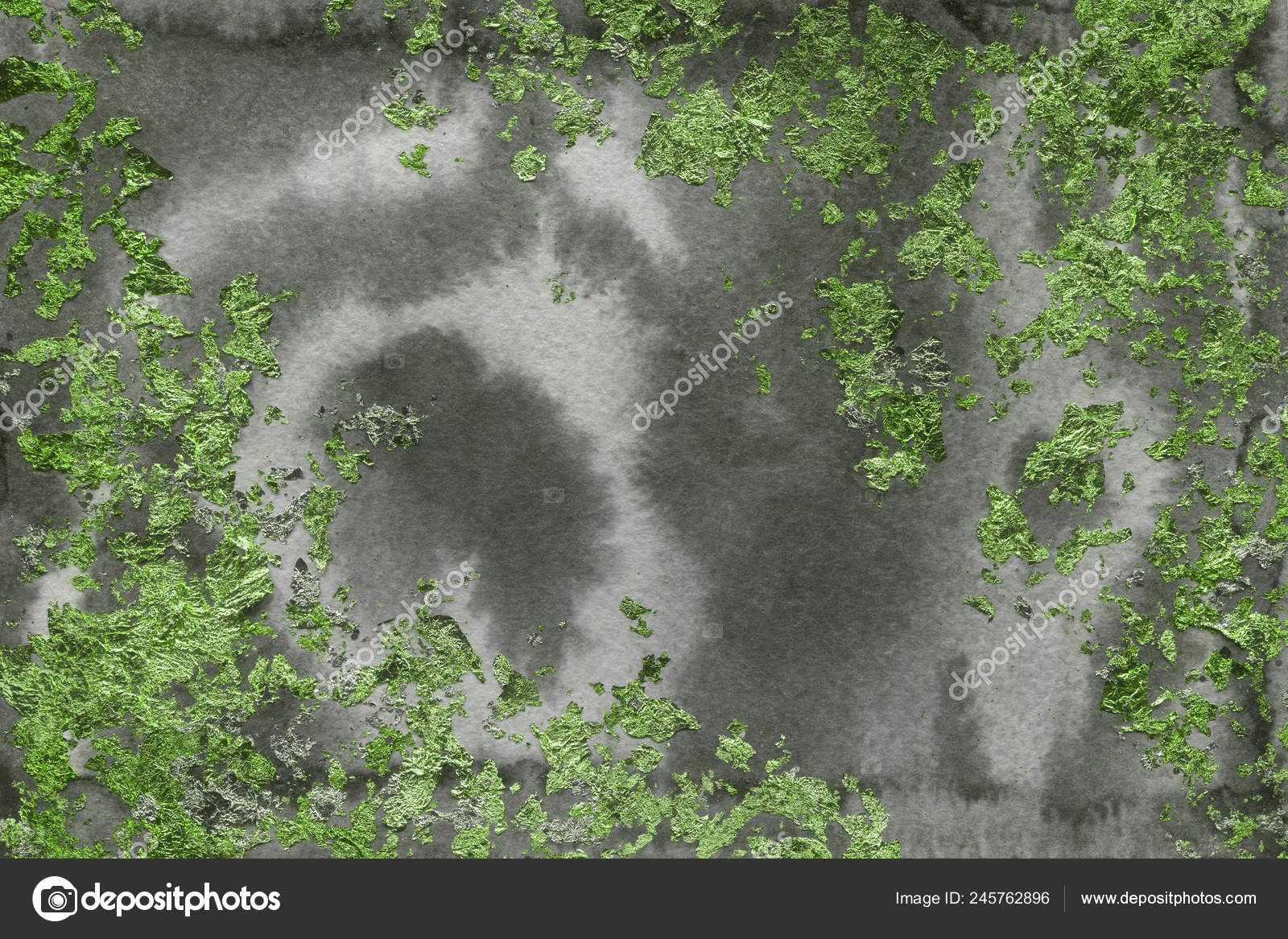 Abstract Green Background Paints Mix Decorative Texture Stock Photo by ...