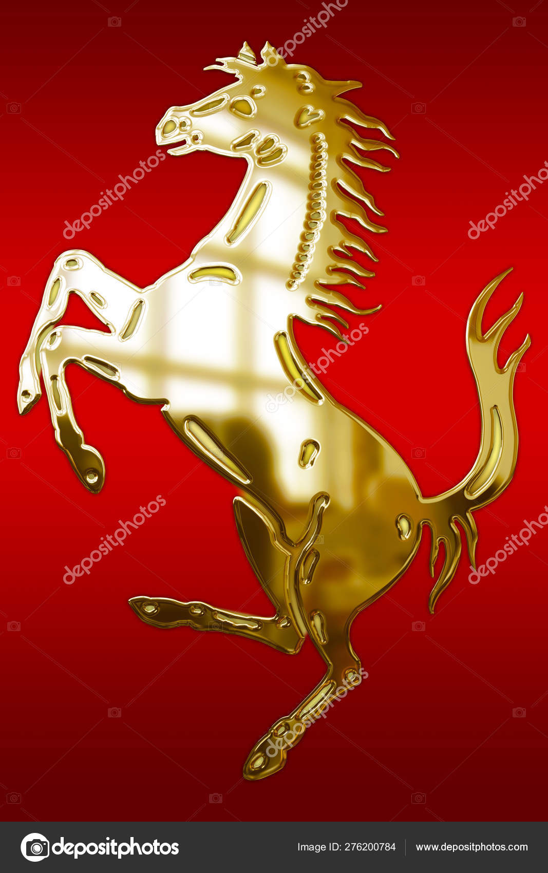 Ferrari Horse Red
