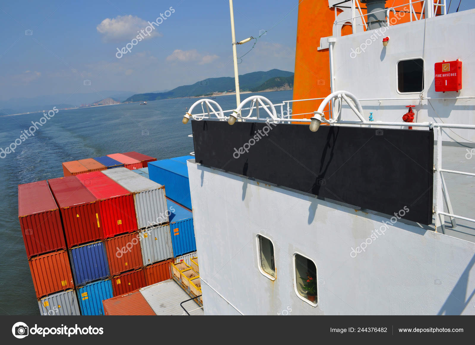 Plano De Cubierta De Un Buque Portacontenedores Cubiertas Del Buque