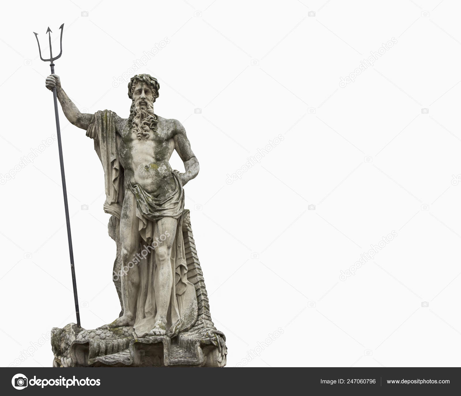 Poseidon Gresk Gud Statue Poseidon