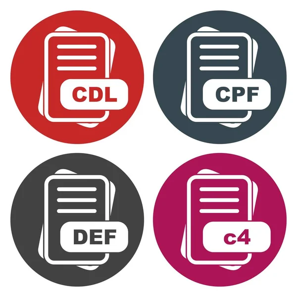 C4 file icon Vector Art Stock Images | Depositphotos