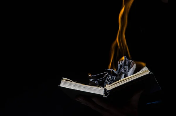 Book on fire Stock Photos, Royalty Free Book on fire Images | Depositphotos