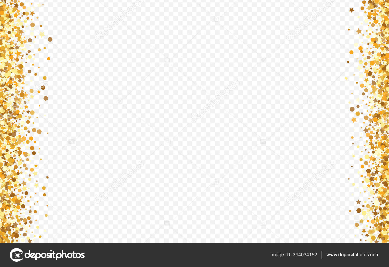 Golden Glow Modern Transparent Background. Stock Vector by ©chochee ...