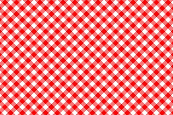 Red Gingham Fabric Background — Stock Photo © karenr #12658980