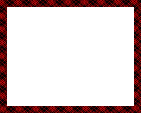 Red Checkered Border