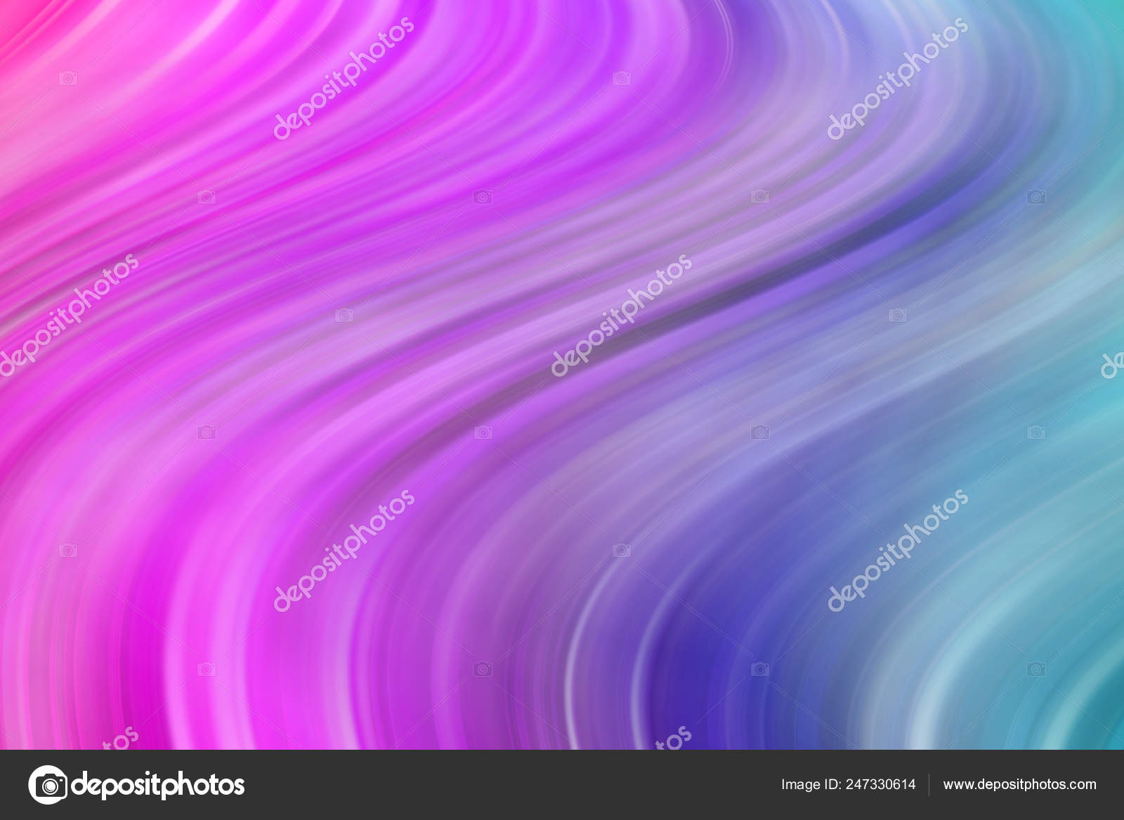 Colorful Background Smooth Wavy Lines Multicolour Curved Straight ...