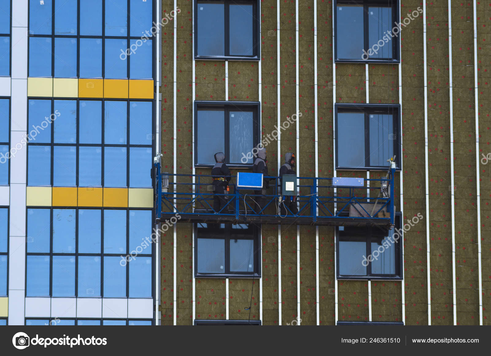 Facing Building Ventilated Facade Aluminum Colored Facades Modern ...