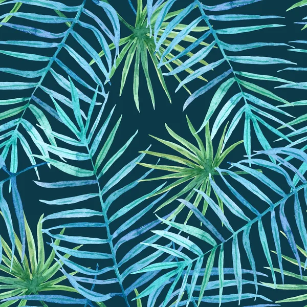 Tropical leaves pattern — Stock Vector © theerapolsriin #91650260