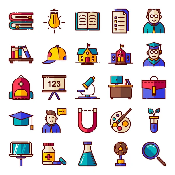 Academy icons pack Stock Vector Image by ©ware #277777800